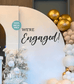 We're Engaged Sign Vinyl Decal for Backdrop - Liemanco Australia