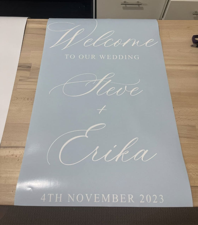 Custom Wedding Sign Decals - Liemanco Australia