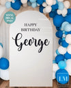 Custom Happy Birthday Decal for Arch Backdrop - Liemanco Australia