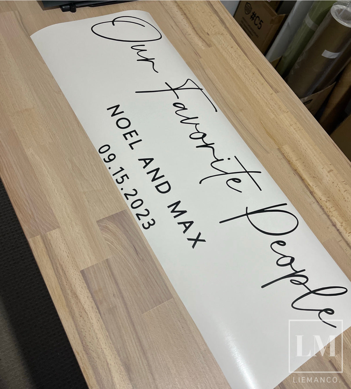 Find Your Seat Decal for Seating Chart Mirror - Liemanco Australia