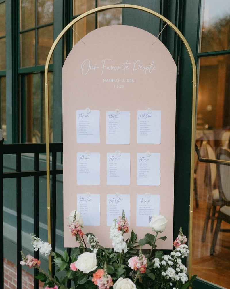 Find Your Seat Decal for Seating Chart Mirror - Liemanco Australia