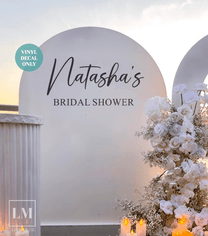 Personalised Bridal Shower Wall Decal - Liemanco Australia