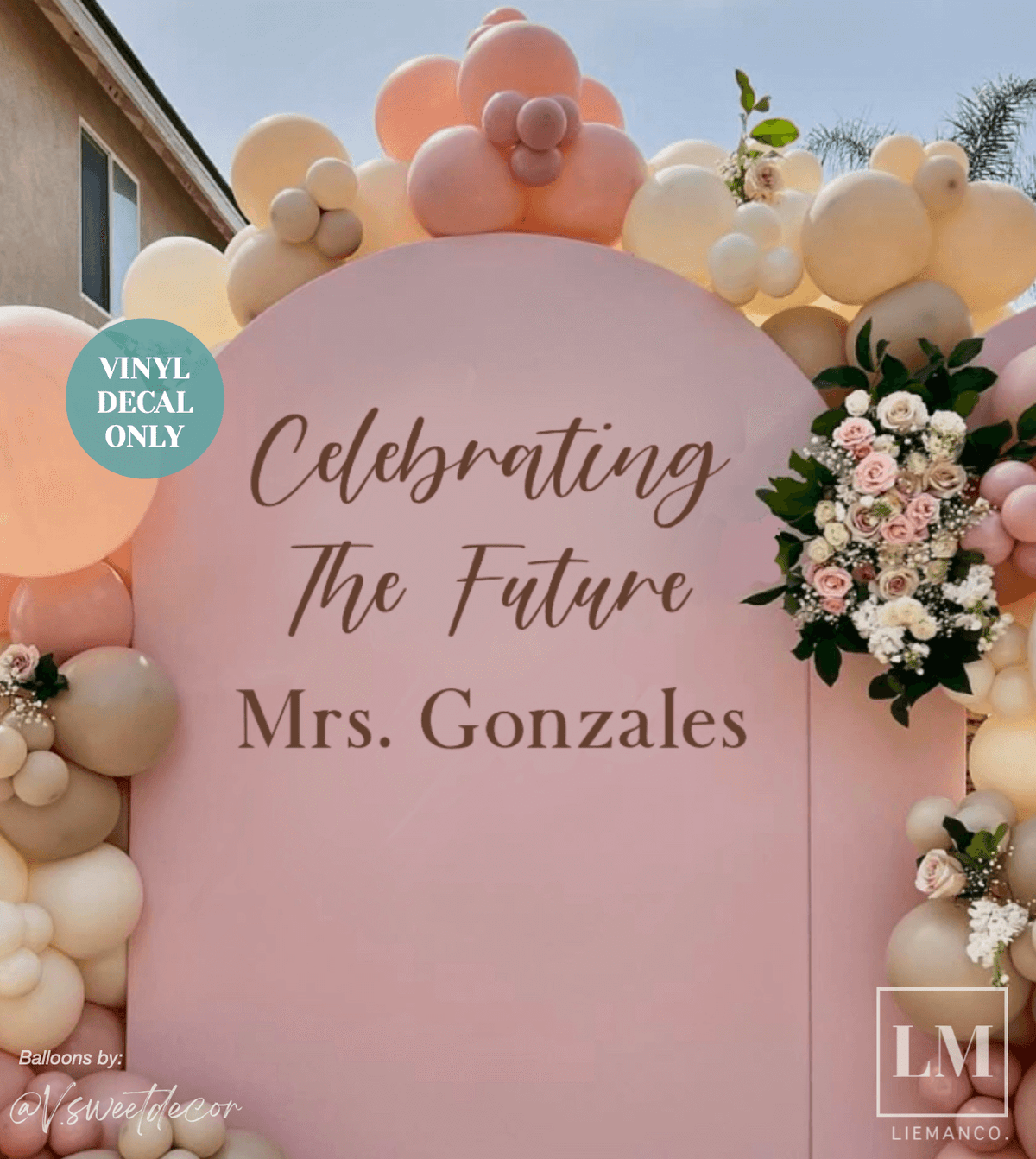 Celebrating the Future Mrs Vinyl Decal - Liemanco Australia