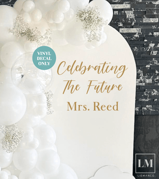 Celebrating the Future Mrs Vinyl Decal - Liemanco Australia